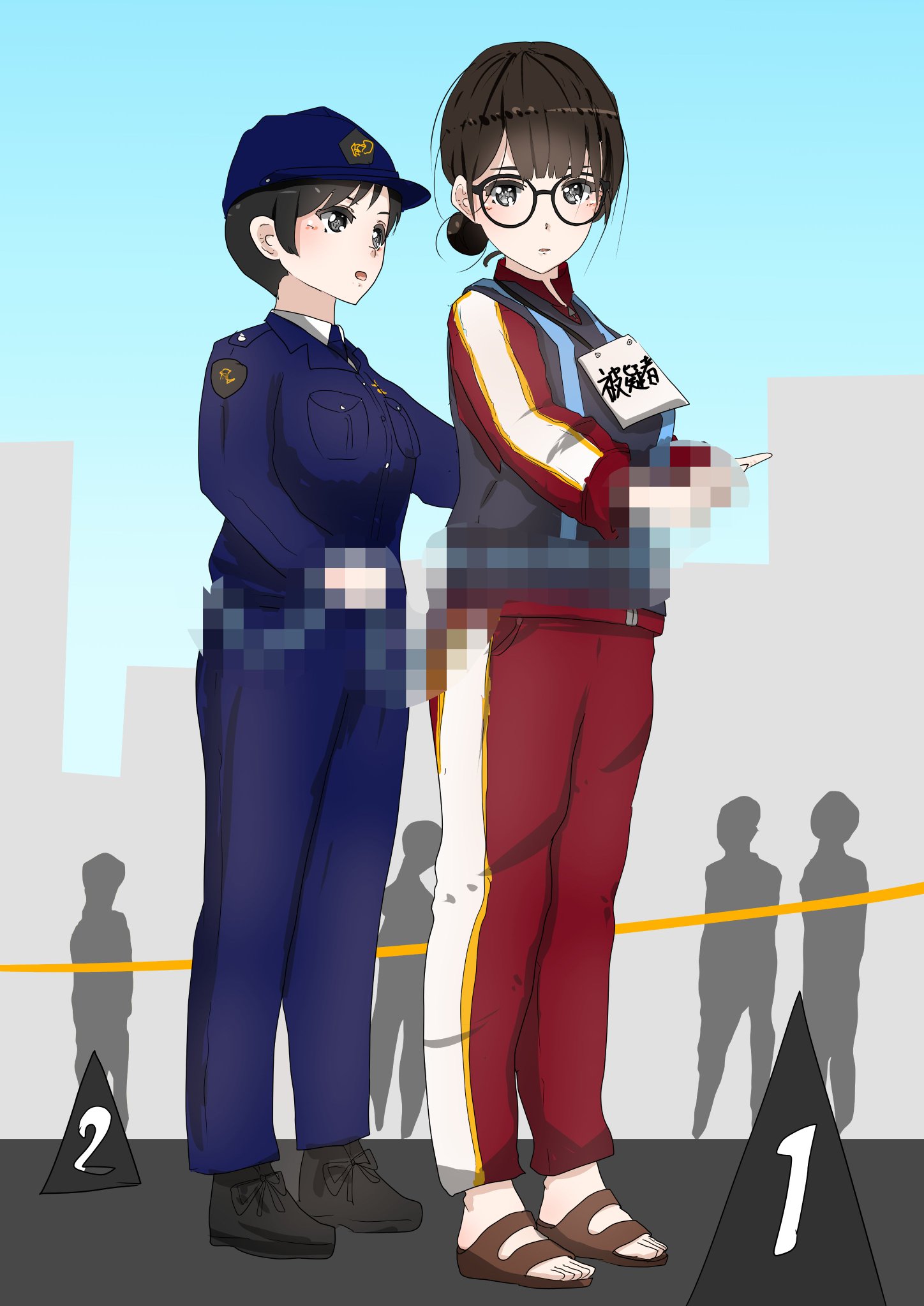 暗黒司法 on Twitter: "現場検証 | 百合鴎外 #pixiv https://t.co/WMhgw5zc9l https://t.co/oOLmbegxpJ" / Twitter