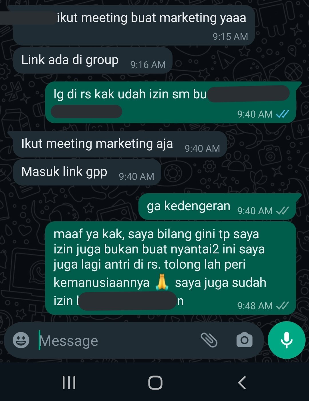 BACA RULES DI (bit.ly/worksfess) on Twitter: "work! aku ga masuk kerja hari ini izin dan udah ...