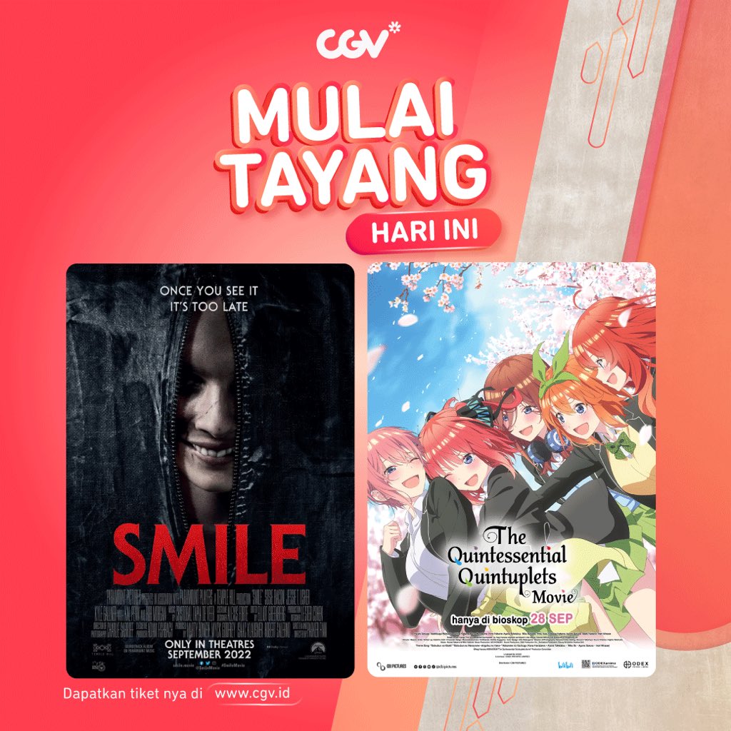 CGV Cinemas on Twitter: "Yang tayang hari ini bikin sayang… sayang kalo gak nonton ☺️ Yuk pesen ...