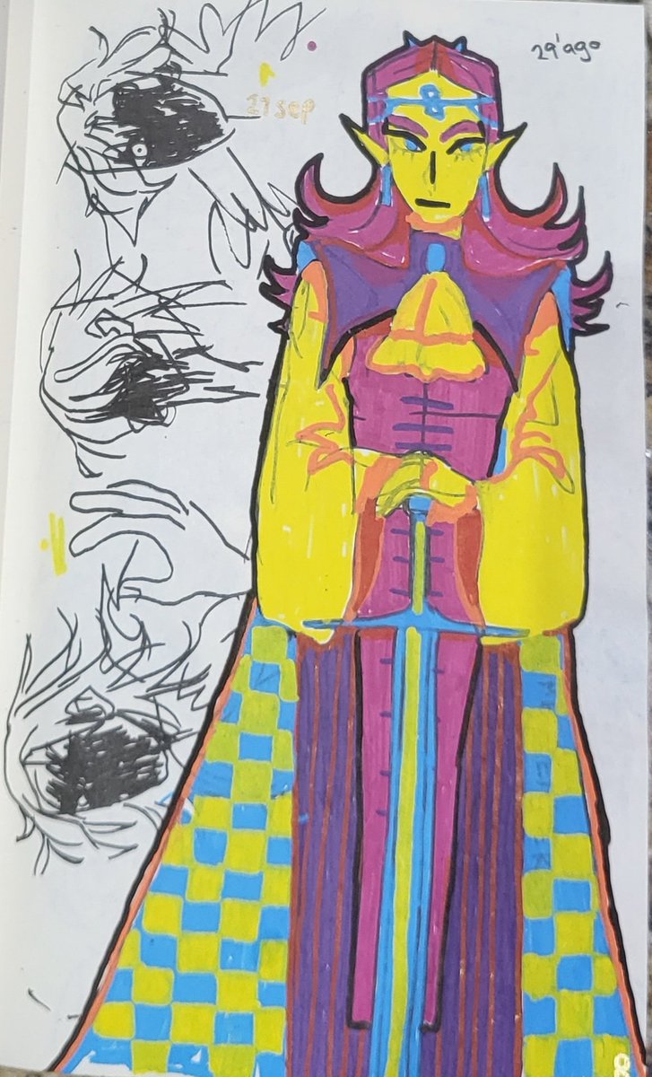 OC] some sketchbook pages 」|🌗 // COMMS OPENの漫画