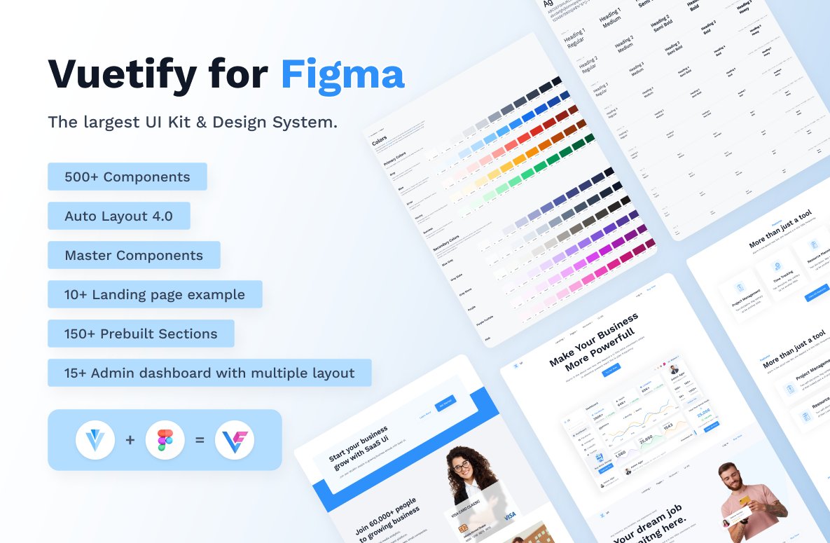 Vuetify on Twitter: "RT @figmaforvuetify: We are Super Excited to Announce that @figma UI-Kits ...