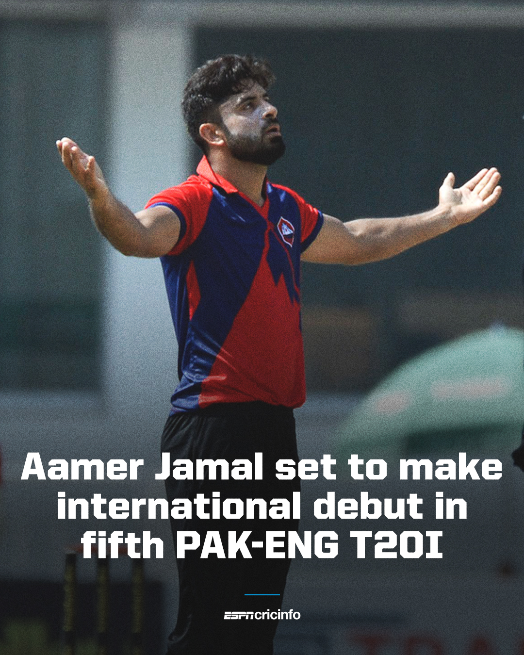 ESPNcricinfo on Twitter: "JUST IN: Allrounder Aamer Jamal will debut for Pakistan tonight 👏 ...