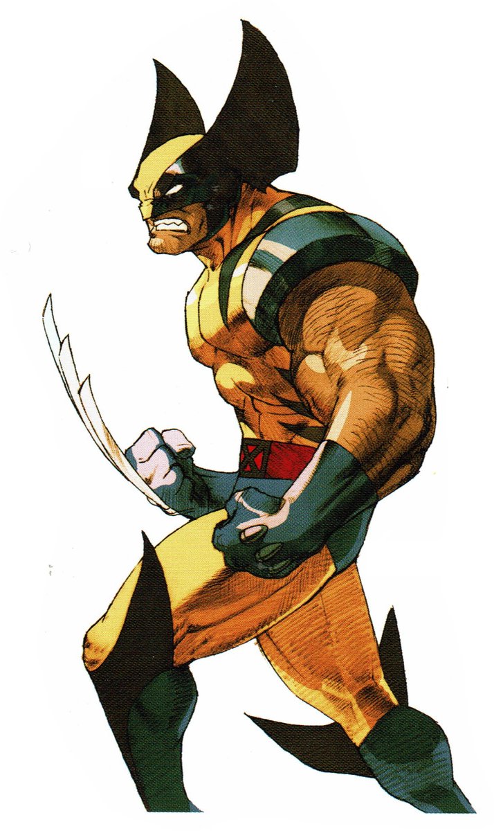 Marvel vs Capcom 2 - Wolverine artwork. VideoGameArt&Tidbits ...