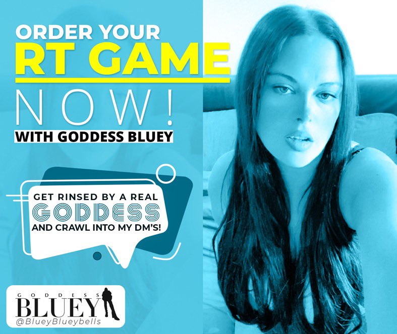 Goddess Bluey on Twitter: "I want a rt game later ,come to daddy ,it’s playtime Findom domme ...