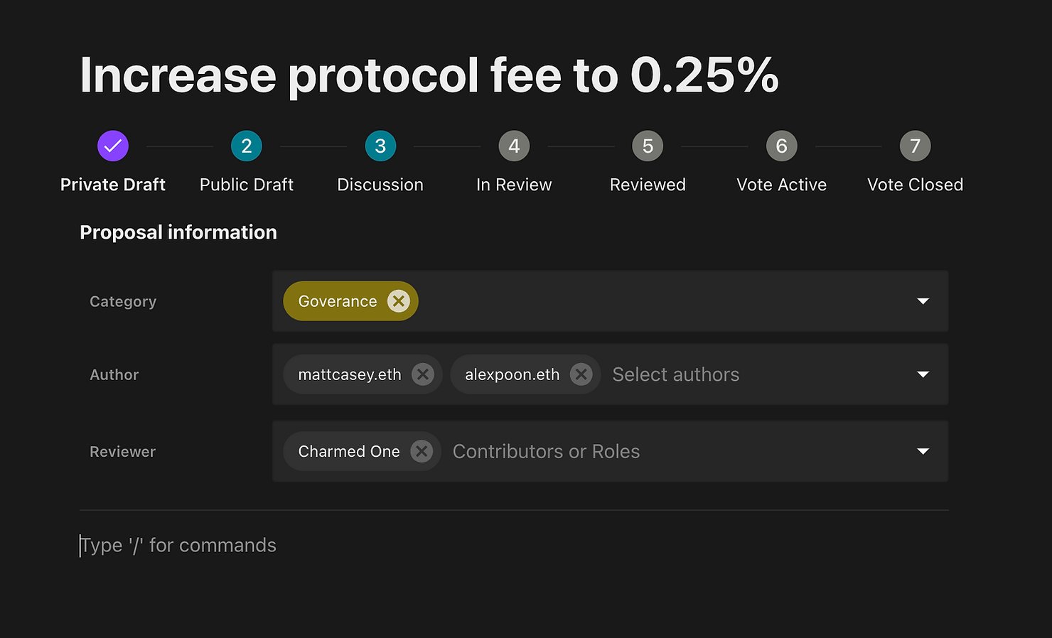 CharmVerse on Twitter: "7/ Role-based access control lets you choose: -who can create proposals ...