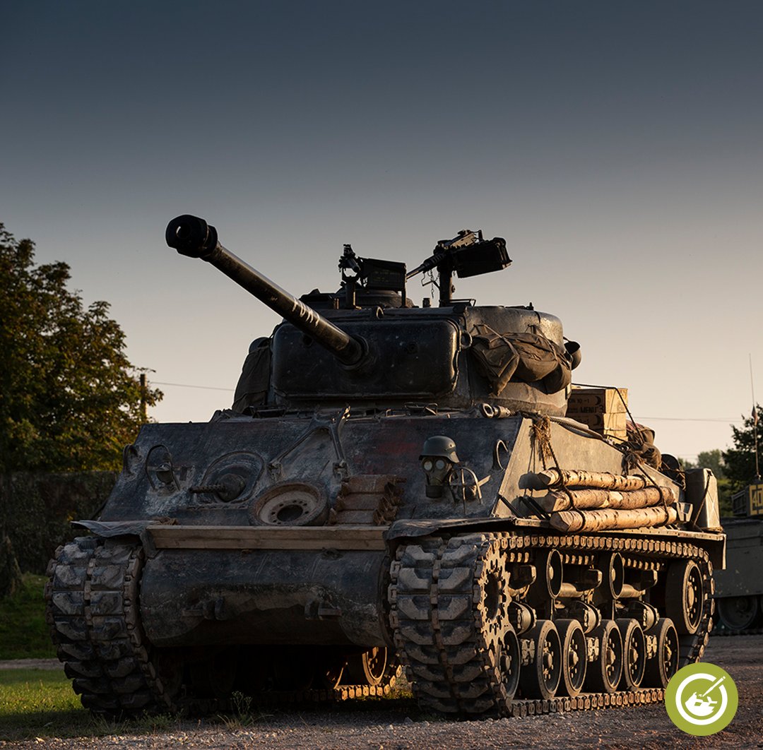 The Tank Museum on Twitter: "Fury’s actor is an M4A2E8 from the Canadian Army. The main ...