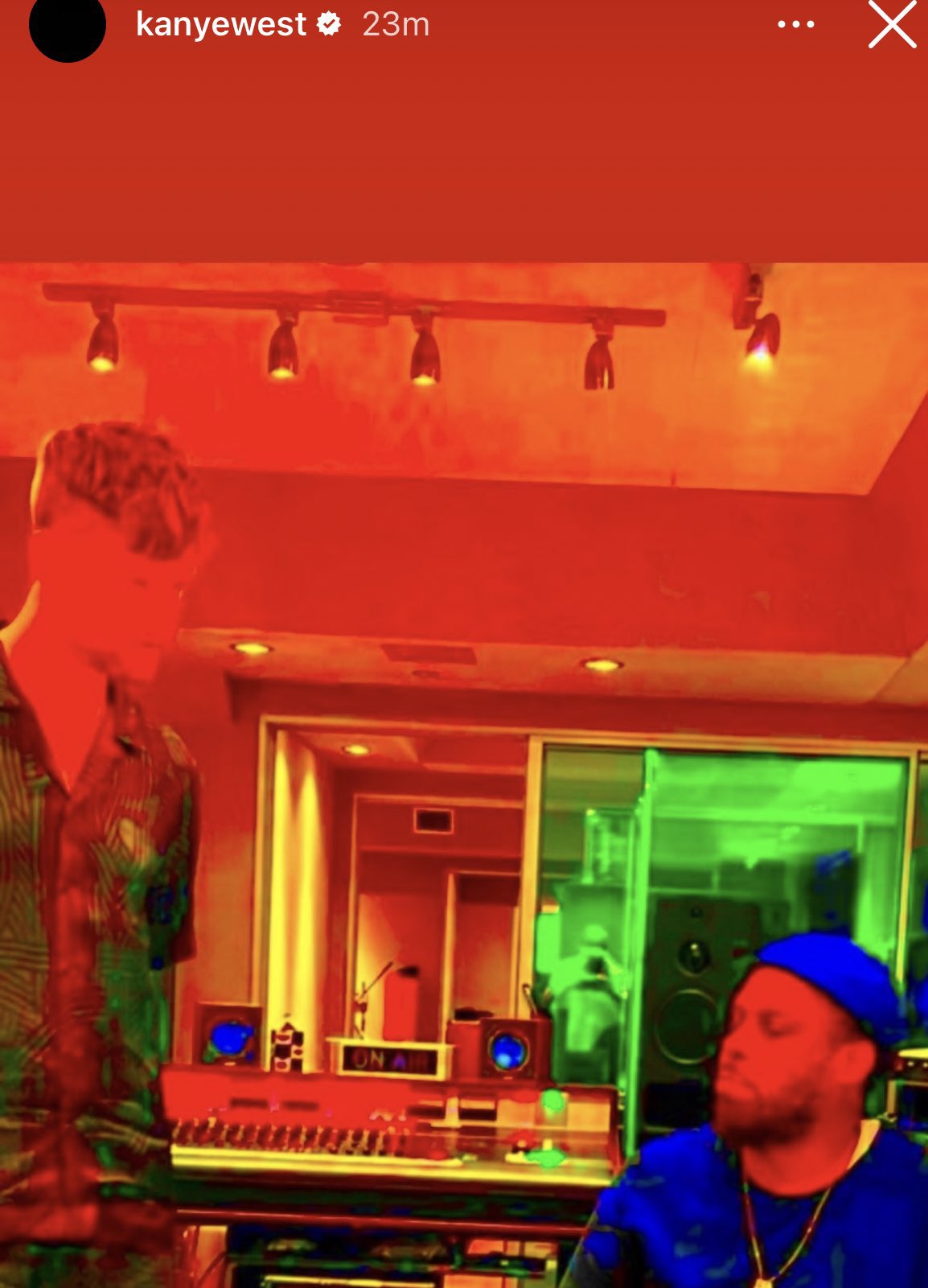 Kanye West Studio 2022