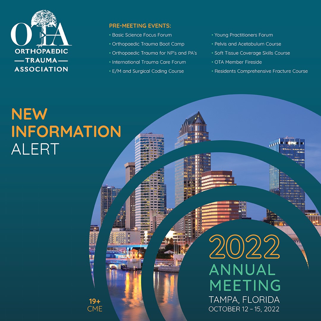 OTA on Twitter: "This year's OTA coding course, CPT Coding Essentials for Orthopaedic Trauma ...