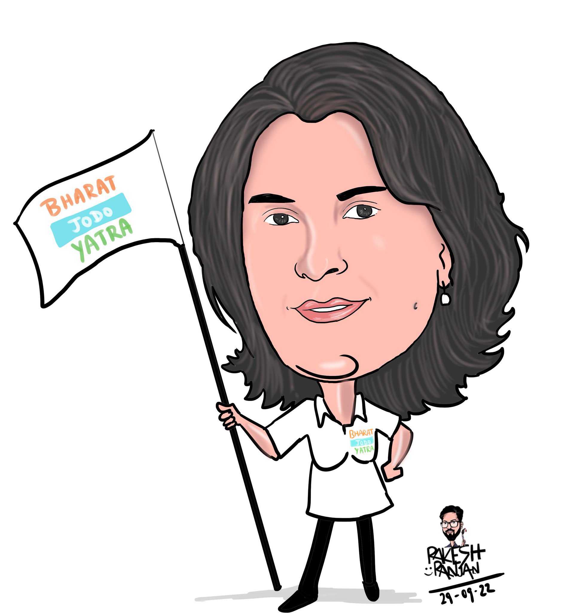 The Teliprompter Guy on Twitter: "RT @cartoonistrrs: How are you madam @SupriyaShrinate https ...