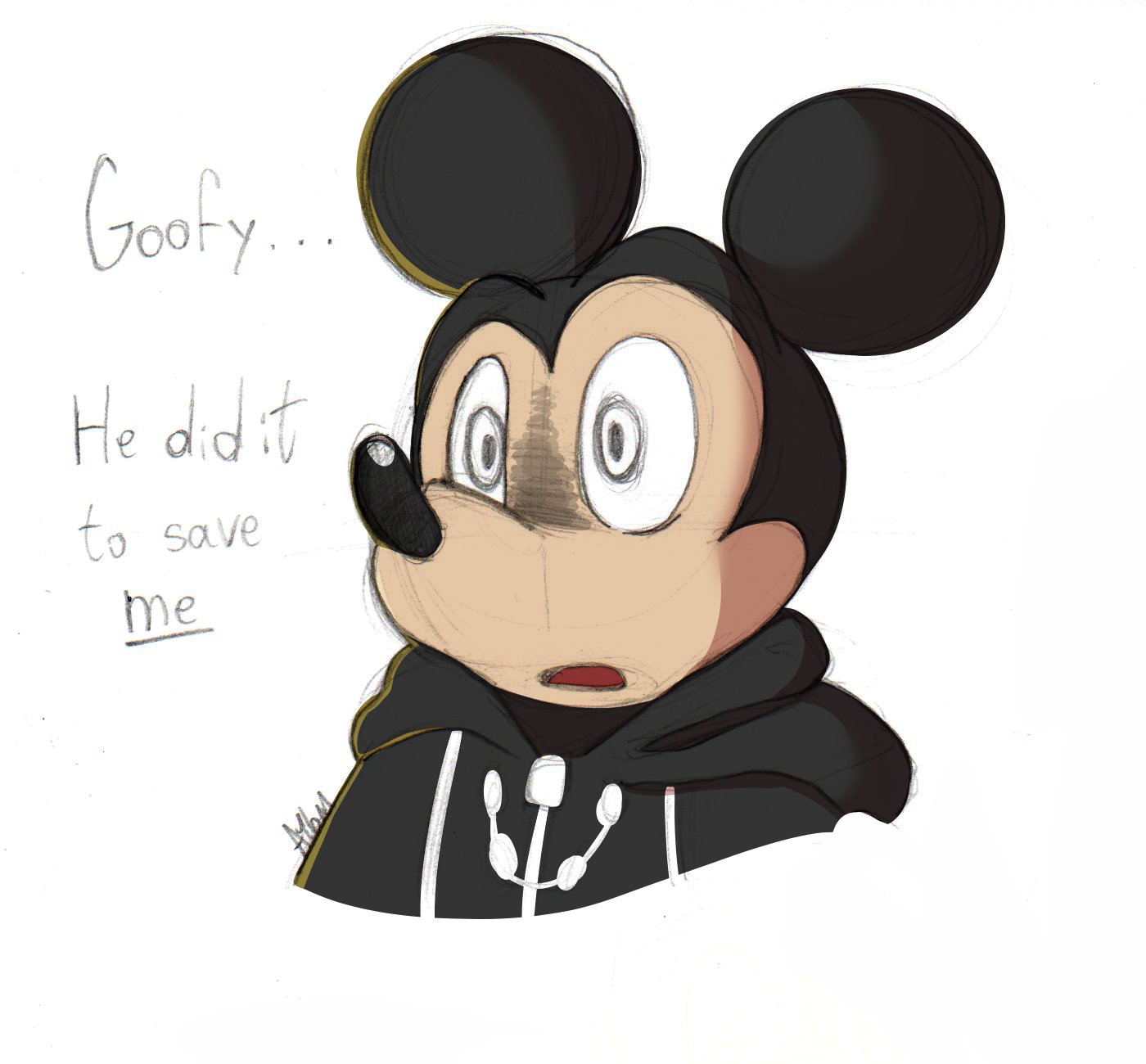 Mickey Mouse Love Drawing 9435