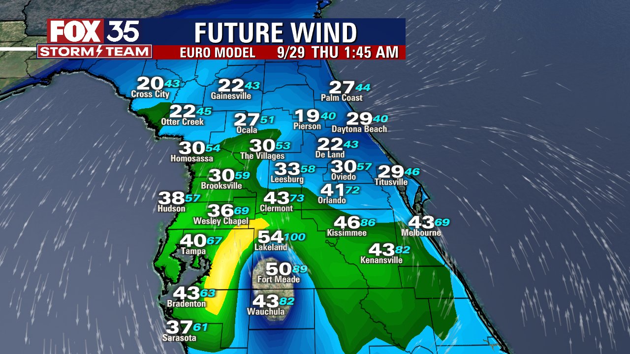 FOX 35 Storm Team on Twitter: "If you're wondering when the big winds hit Orlando, we're ...