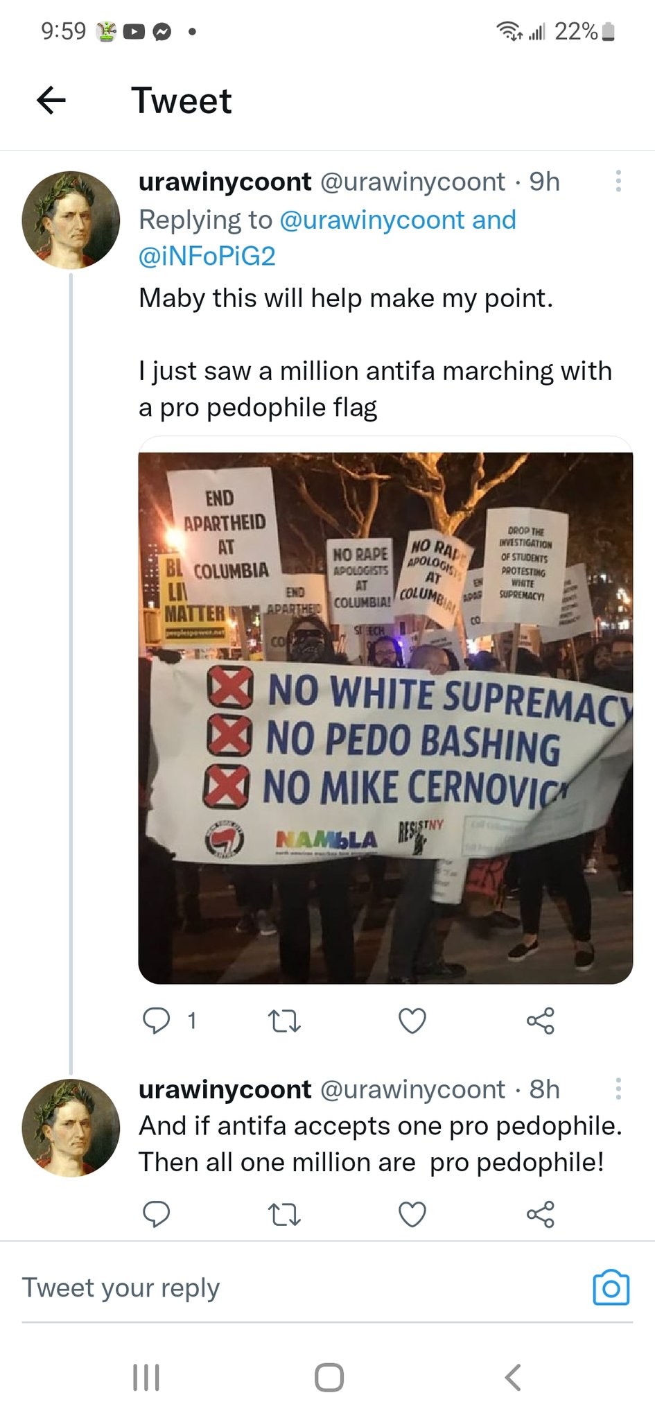 Me On Twitter Mrandyngo Last Time I Saw That Many Antifa They Were