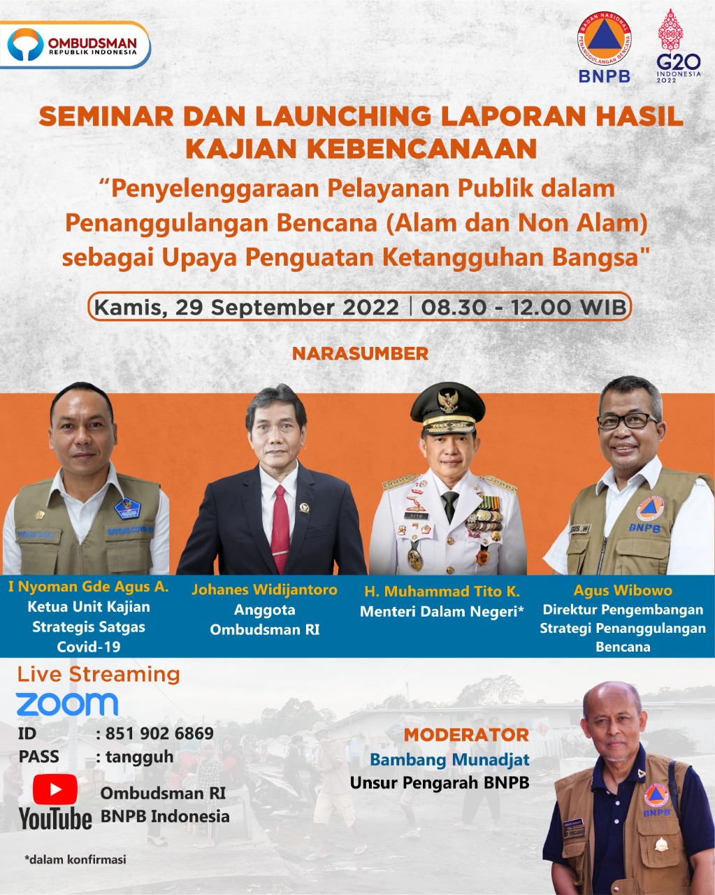 BNPB Indonesia on Twitter: "Halo #SahabatTangguh! Badan Nasional Penanggulangan Bencana bekerja ...