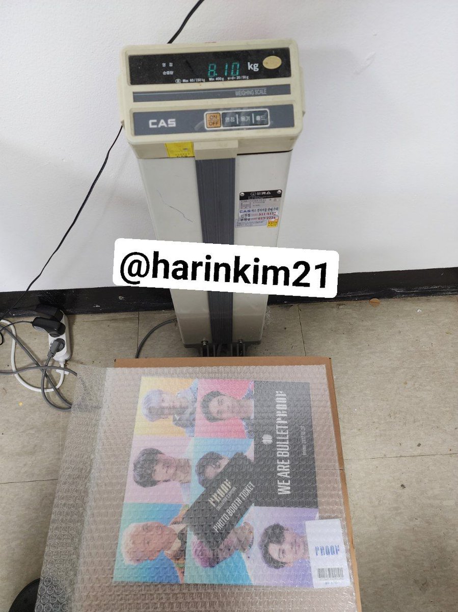 BTS Merch⁷ on Twitter: "BTS Proof Collector's Edition weight 8.05kg (17.75lbs) without pre-order ...