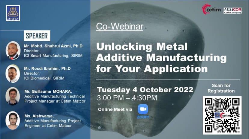 SIRIM Berhad on Twitter: "WEBINAR: Join us on Oct 4th, 3.00 – 4.30 pm to discuss on “Unlocking ...