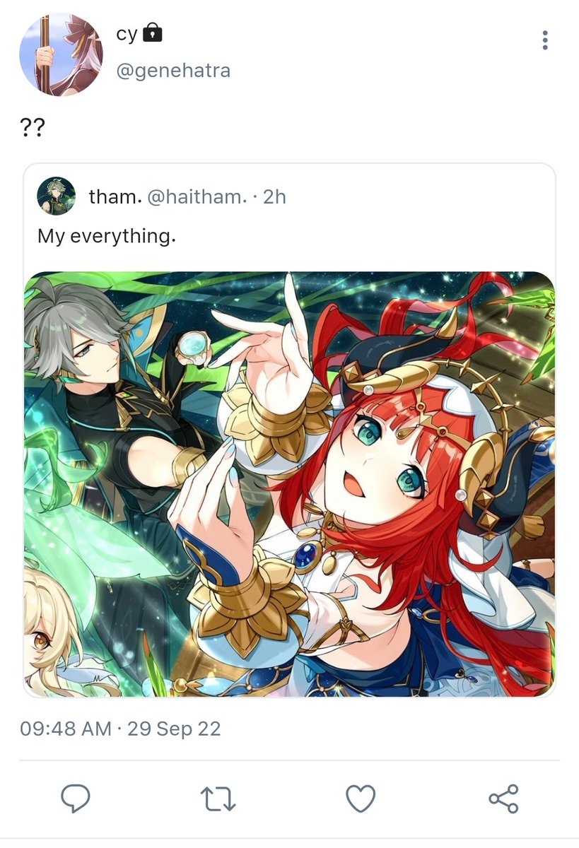 GABUNG KOMUNITAS FANFIC 📌 on Twitter: "au! cw // bxb , haino , haitham x cyno , slight haitham x ...