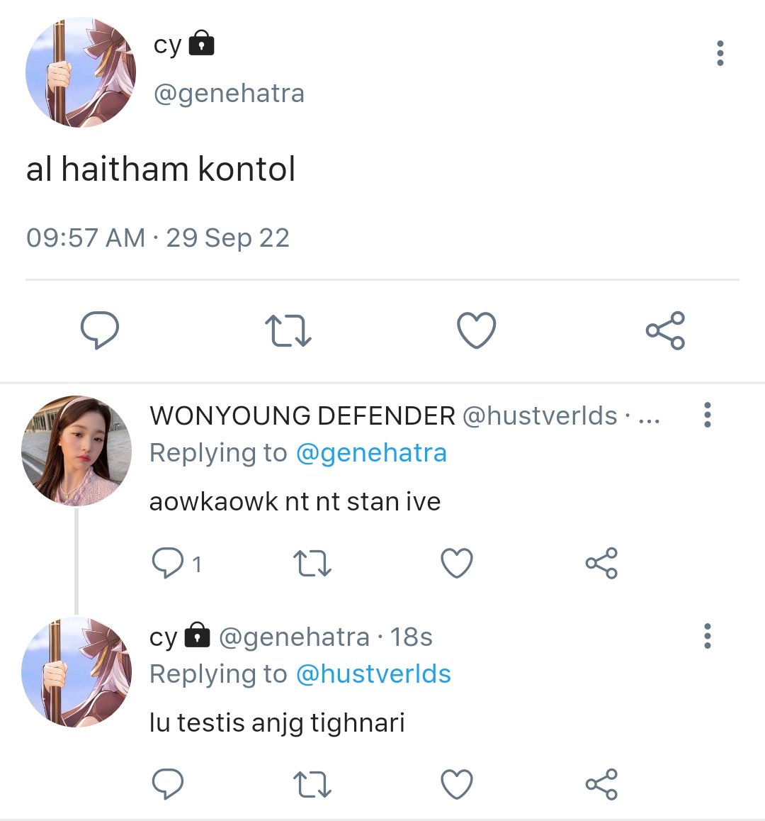 GABUNG KOMUNITAS FANFIC 📌 on Twitter: "au! cw // bxb , haino , haitham x cyno , slight haitham x ...