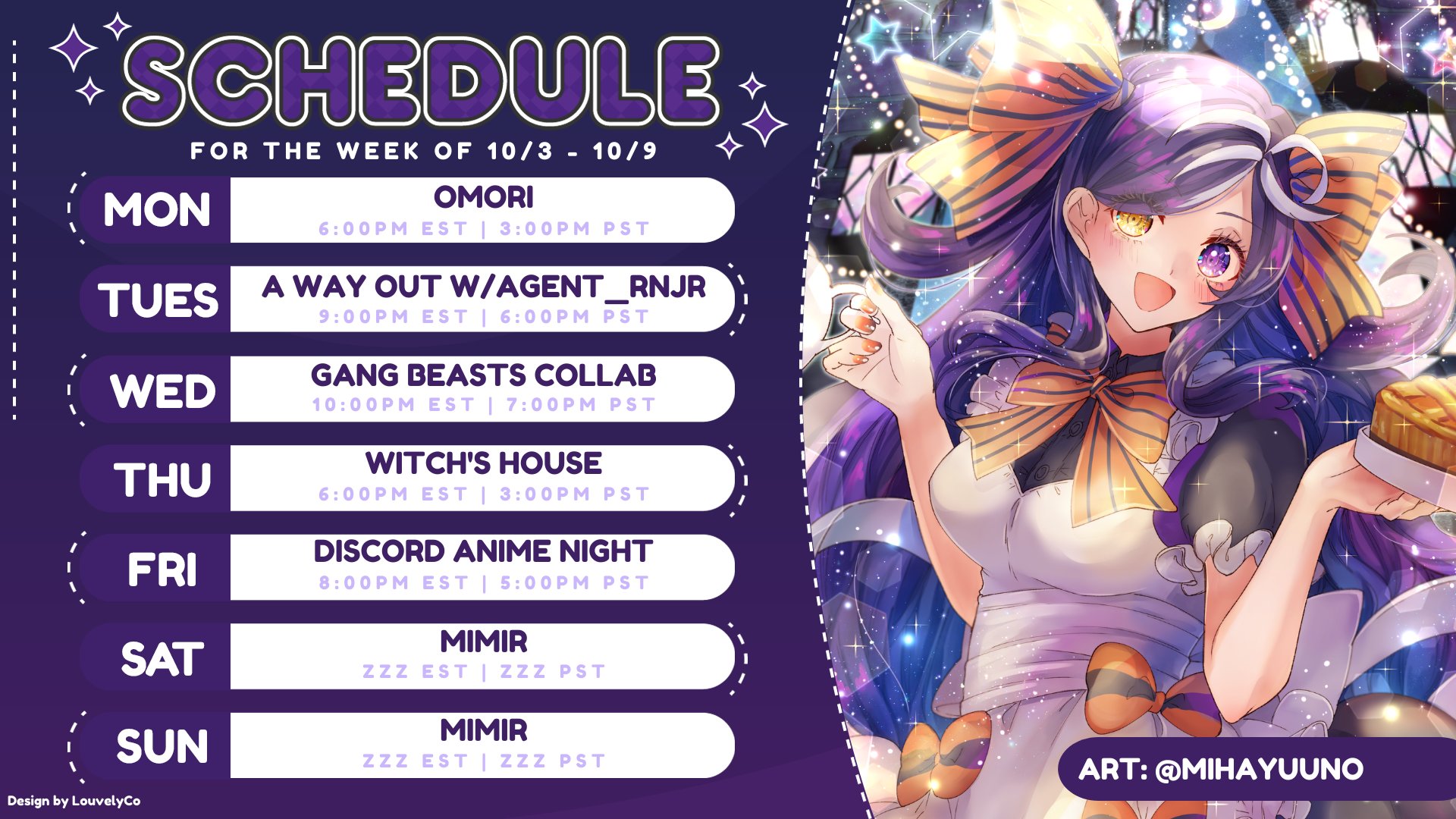 Opal Rune💎Half Angel/Demon VTuber on Twitter: "Spooky season is finally here 🎃🎃🎃 Here's the ...