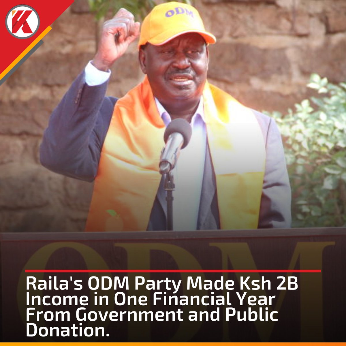 Kenyans.co.ke on Twitter: "Raila Odinga's ODM party made Ksh2 billion in the last financial year."