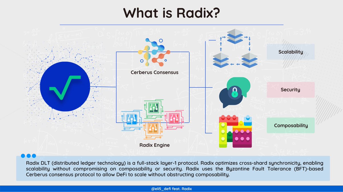 #GM! 1/ What is Radix ($XRD)? How does it work? How does it achieve ...