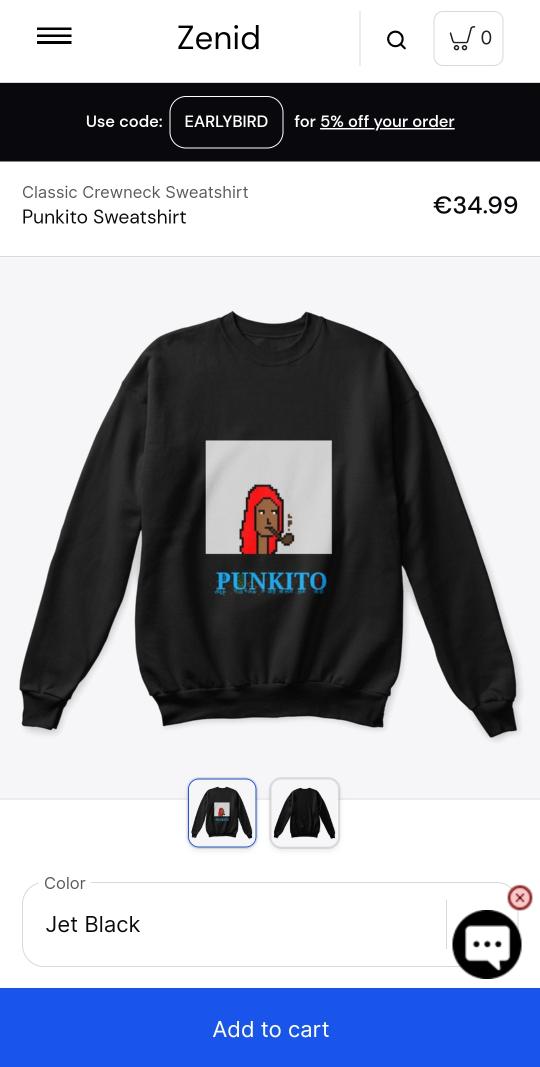 ZenidART on Twitter: "YOU CAN BUY NFT PRINTED SWEATSHIRT HERE. #NFTCommunity #shopping #Art # ...