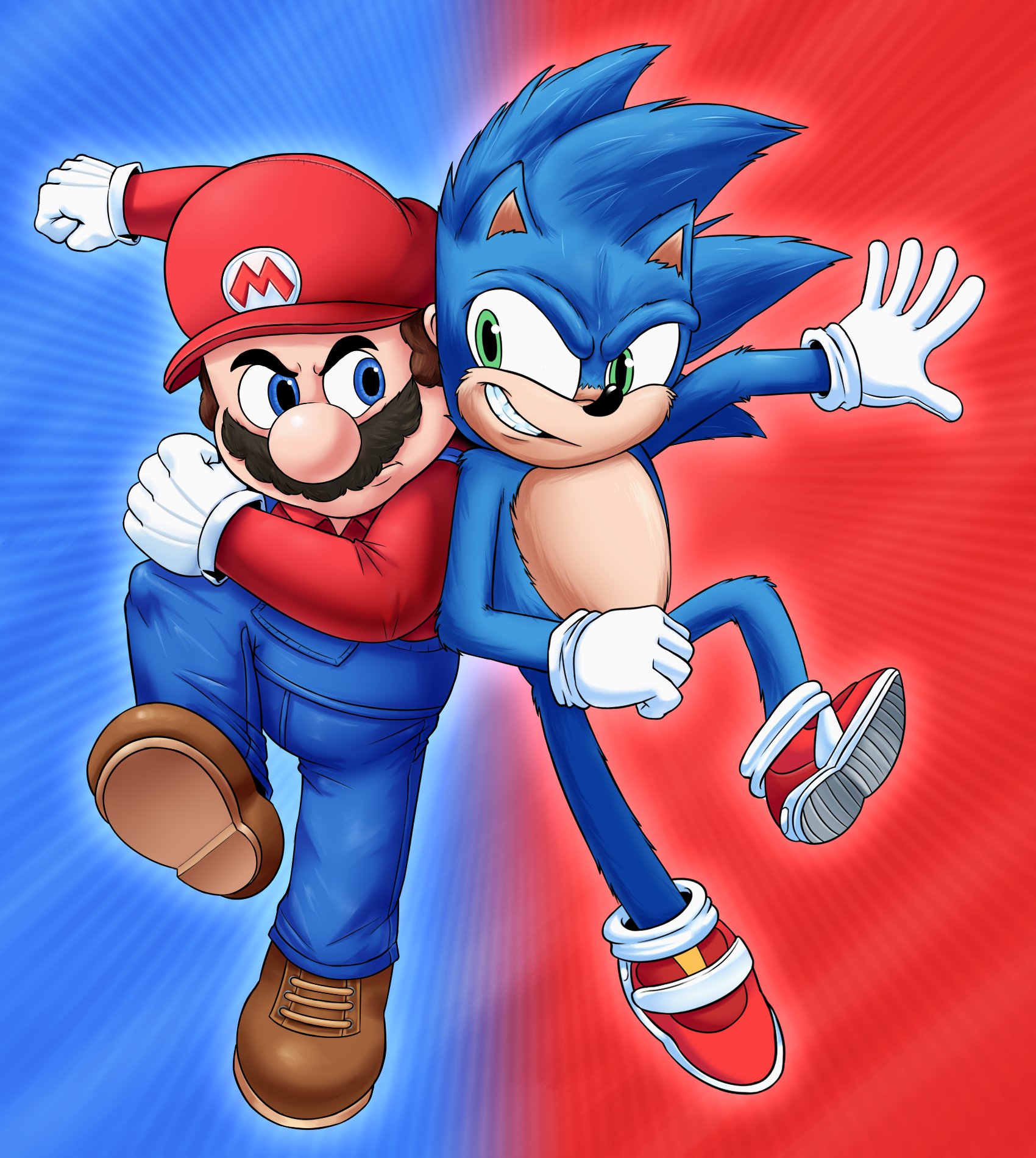 Sonic Vs Mario