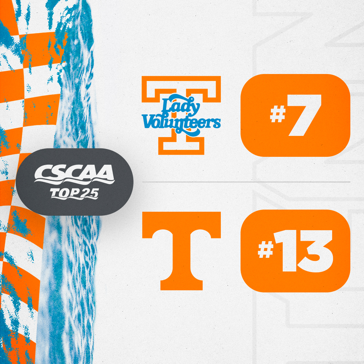 Tennessee Swimming & Diving on Twitter: "Both squads are ranked inside the Top 15 in the first ...