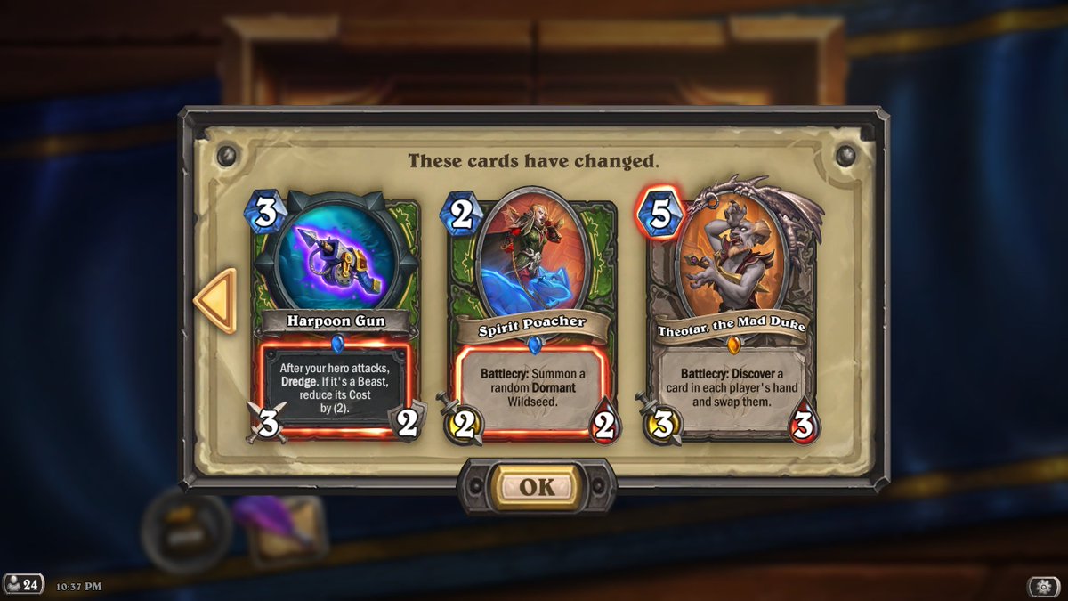 Hearthstone Top Decks💙 on Twitter: "Patch 24.4.3 is now live on both PC & mobile. You can find ...