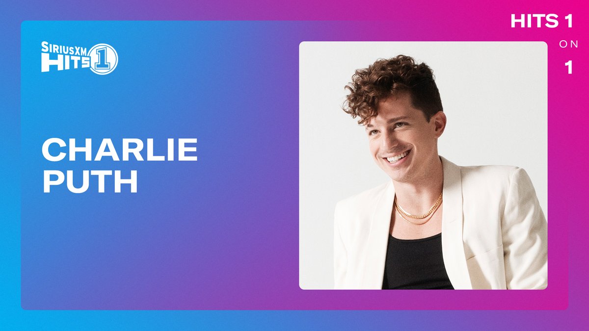 Charlie Puth on Twitter: "Back with @SiriusXMHits1 @MorningMashUp at ...