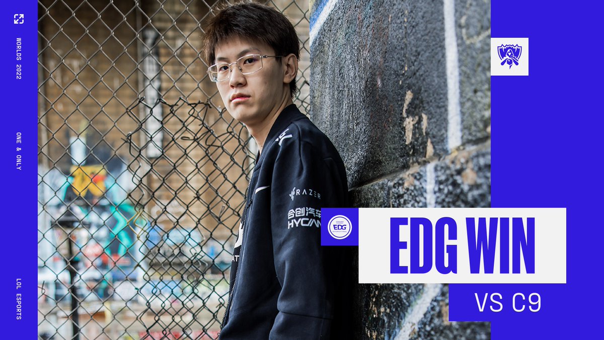 LoL Esports on Twitter: "#EDGWIN @EDG_Edward start their day off with a win! #Worlds2022"