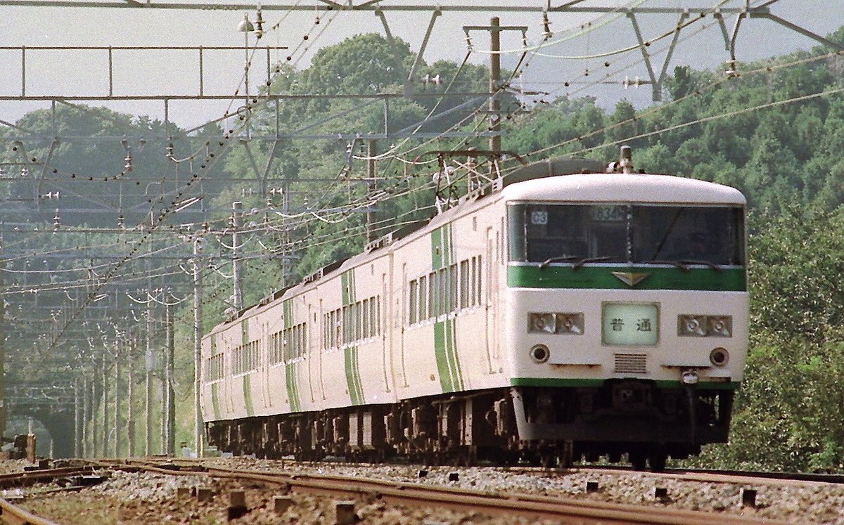 てつこ＠新川崎 on Twitter: "1989年10月 EF5889+ミト座、185系、113系"