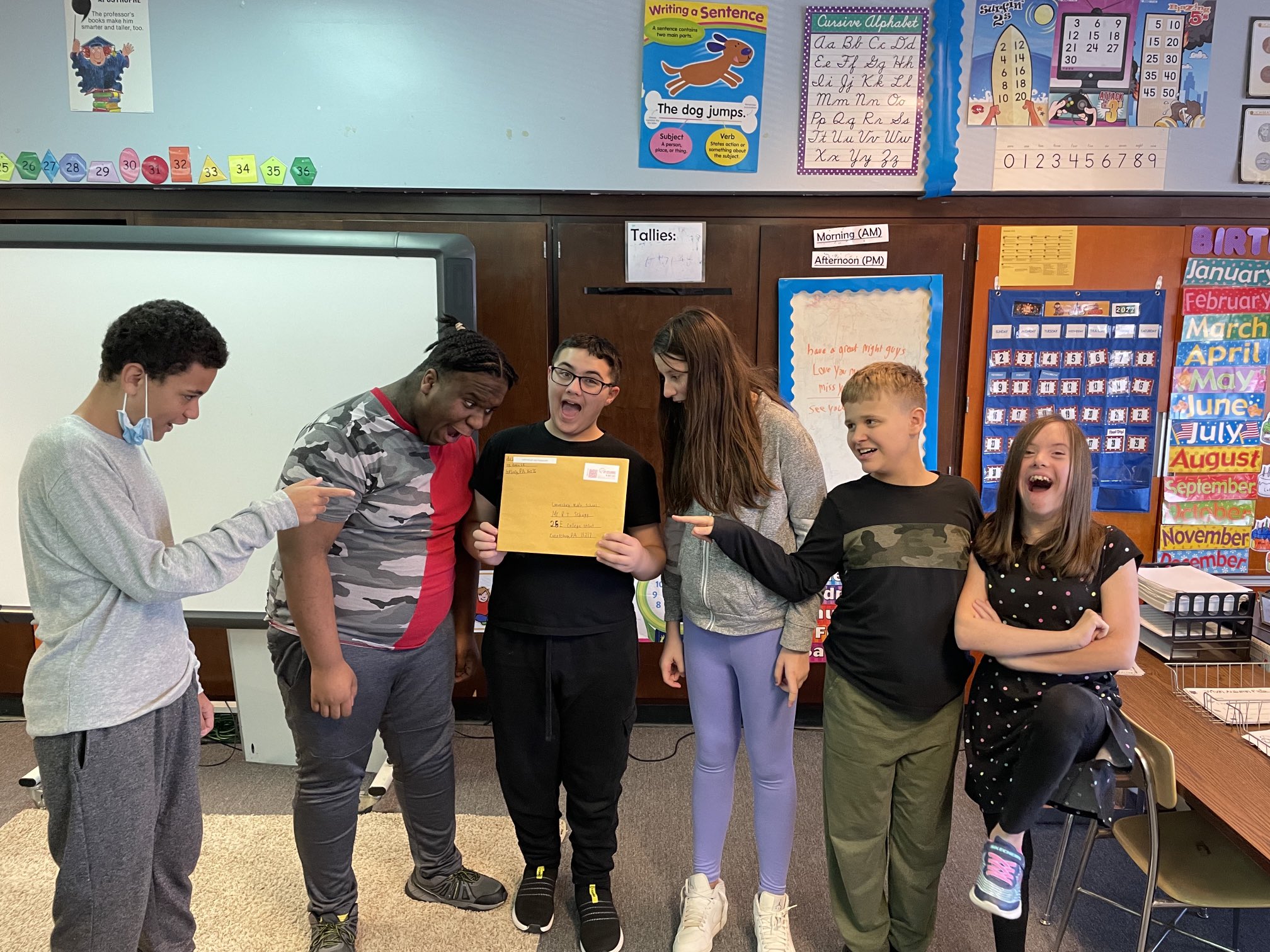 Mr. Schugg on Twitter: "We received a special envelope in the mail ...