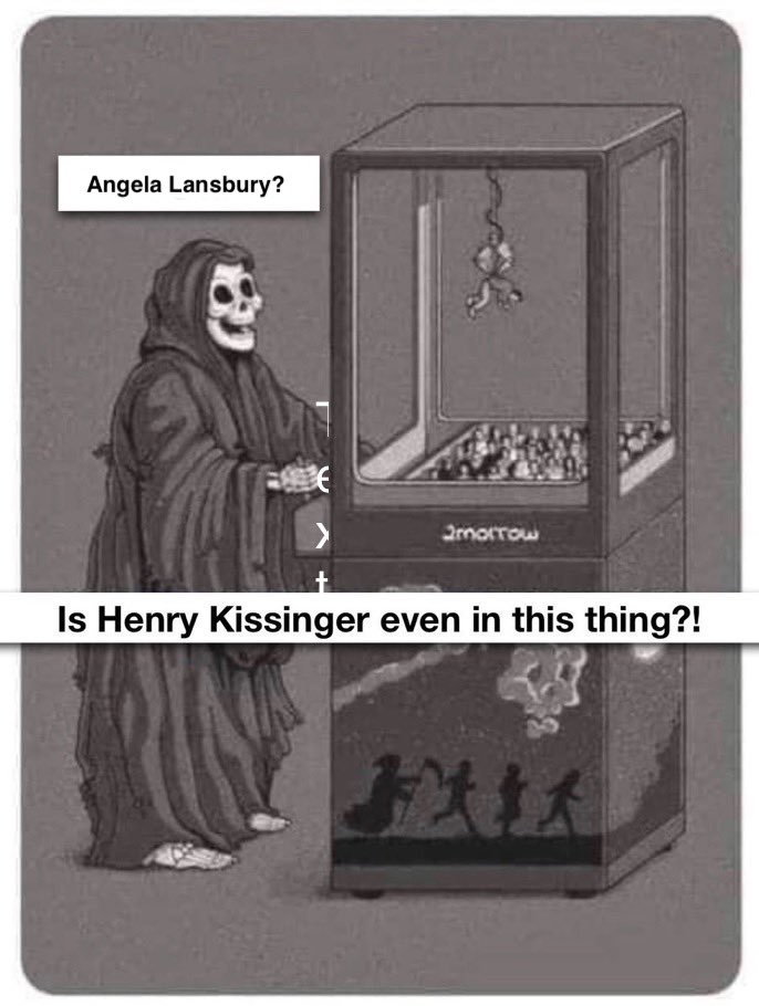 FARK.com: (12609778) The "Is Henry Kissinger dead" Twitter account, the ...
