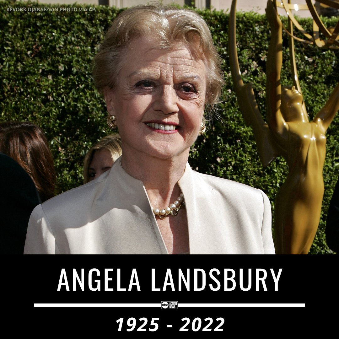 REST IN PEACE Actress Angela Lansbury dies at age 96. She was known for ...