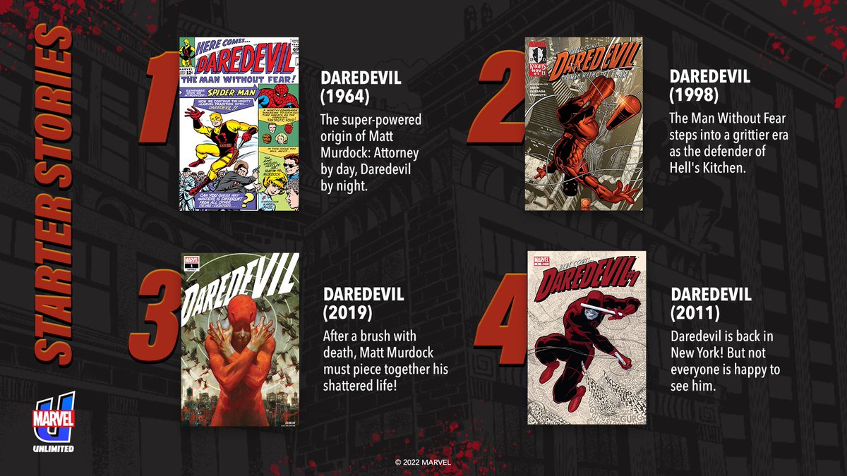 Marvel Entertainment on Twitter: "RT @Daredevil: Looking to start ...