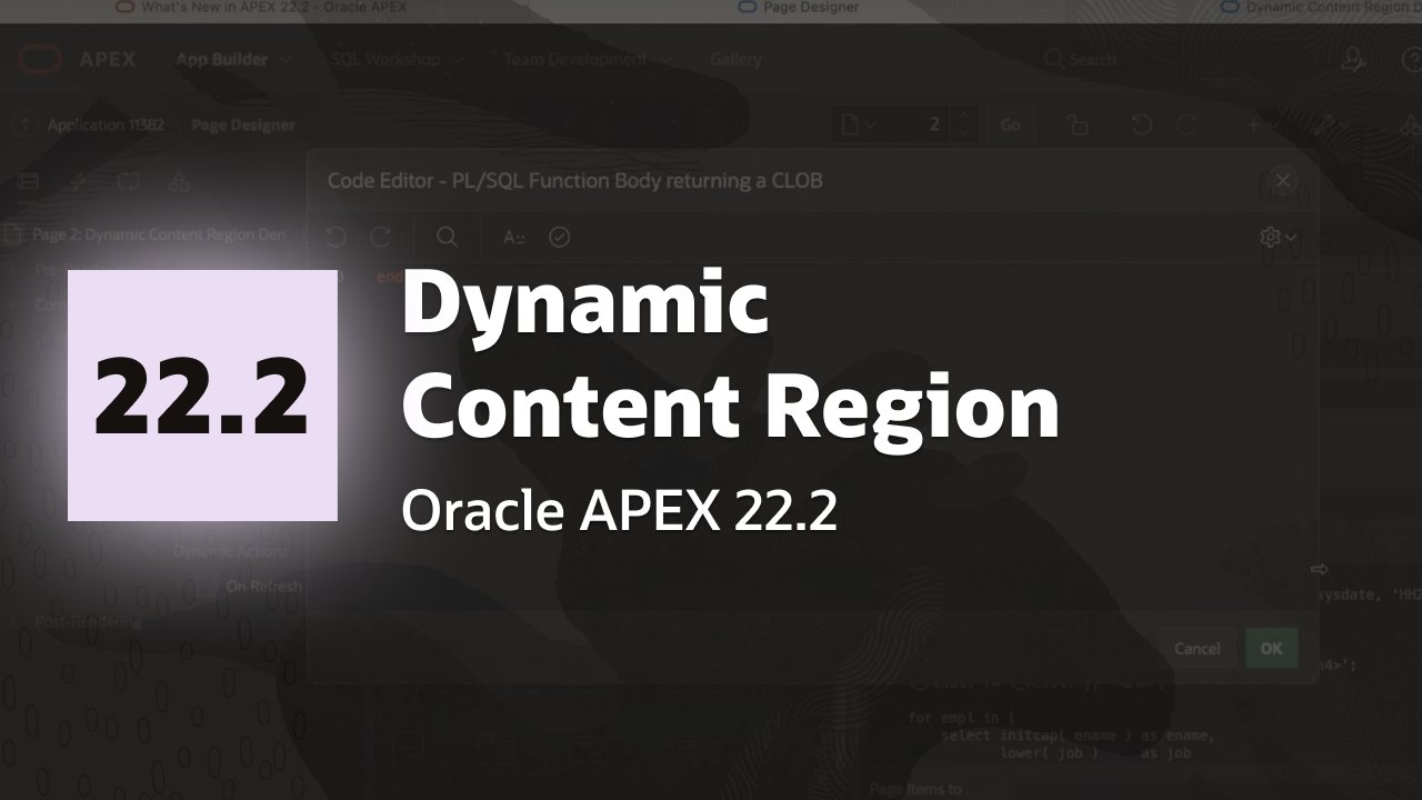 Oracle APEX (@OracleAPEX) / Twitter