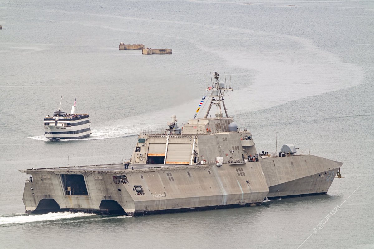 WarshipCam on Twitter: "USS Cincinnati (LCS 20) Independence-variant littoral combat ship ...