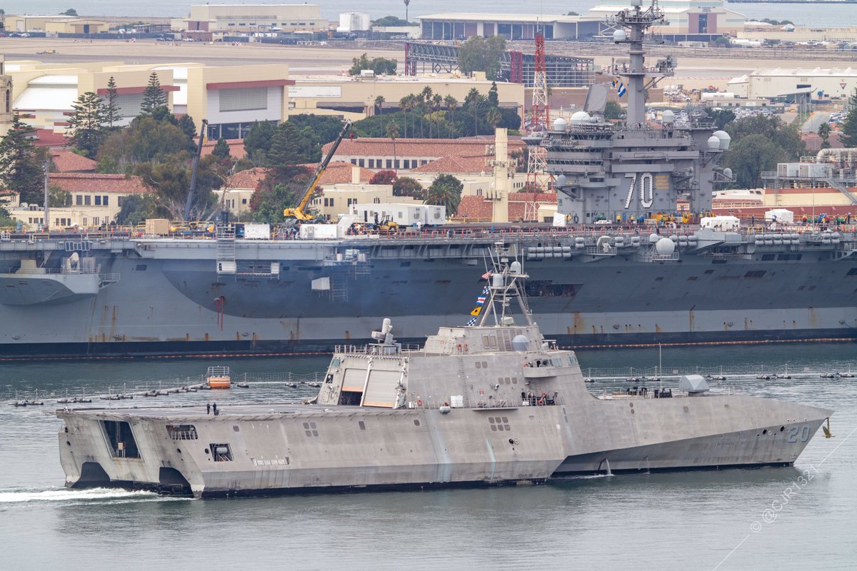 WarshipCam on Twitter: "USS Cincinnati (LCS 20) Independence-variant littoral combat ship ...