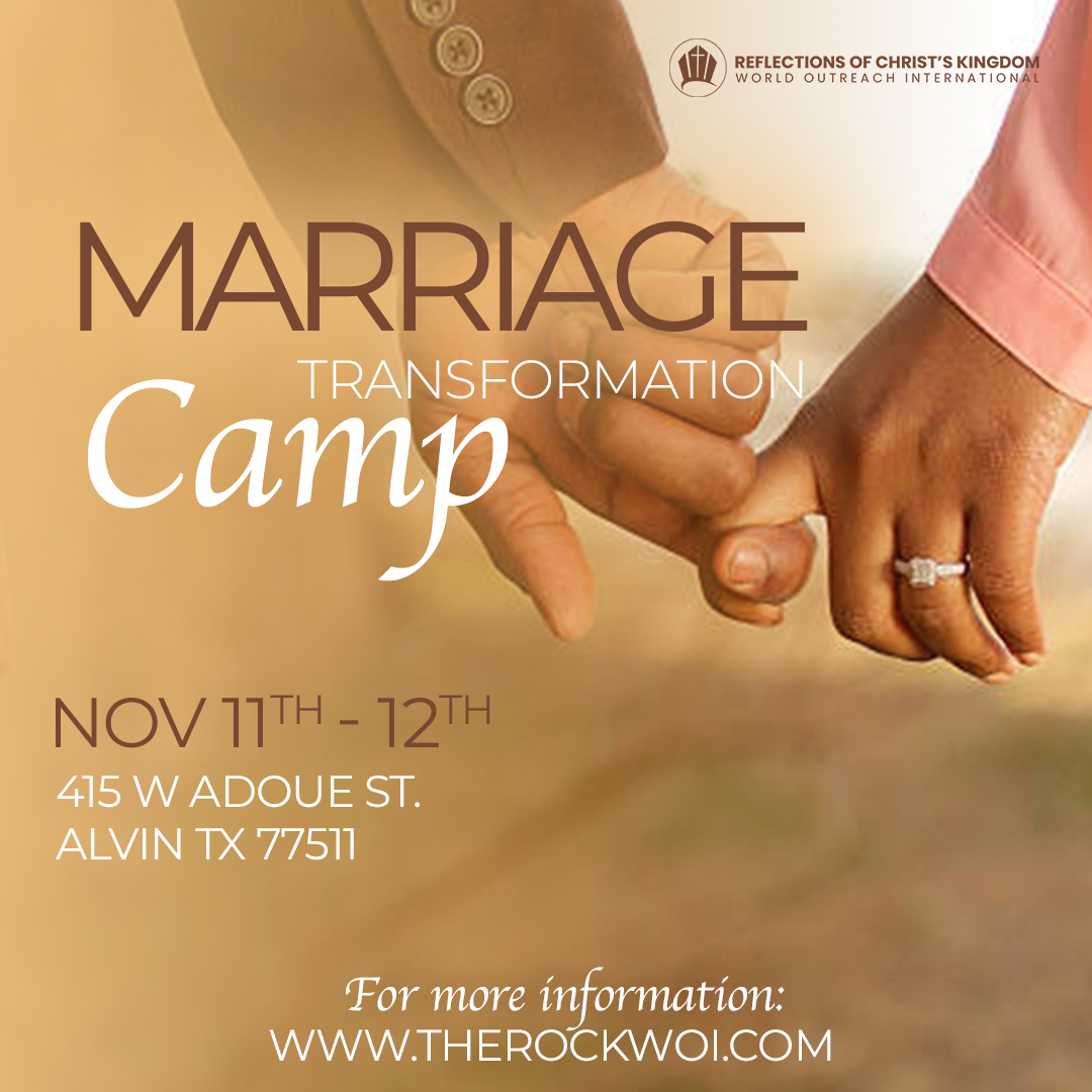 ROCK Kyle on Twitter: "RT @THEROCKWOI: Don’t miss this powerful 2-day Marriage Transformation ...