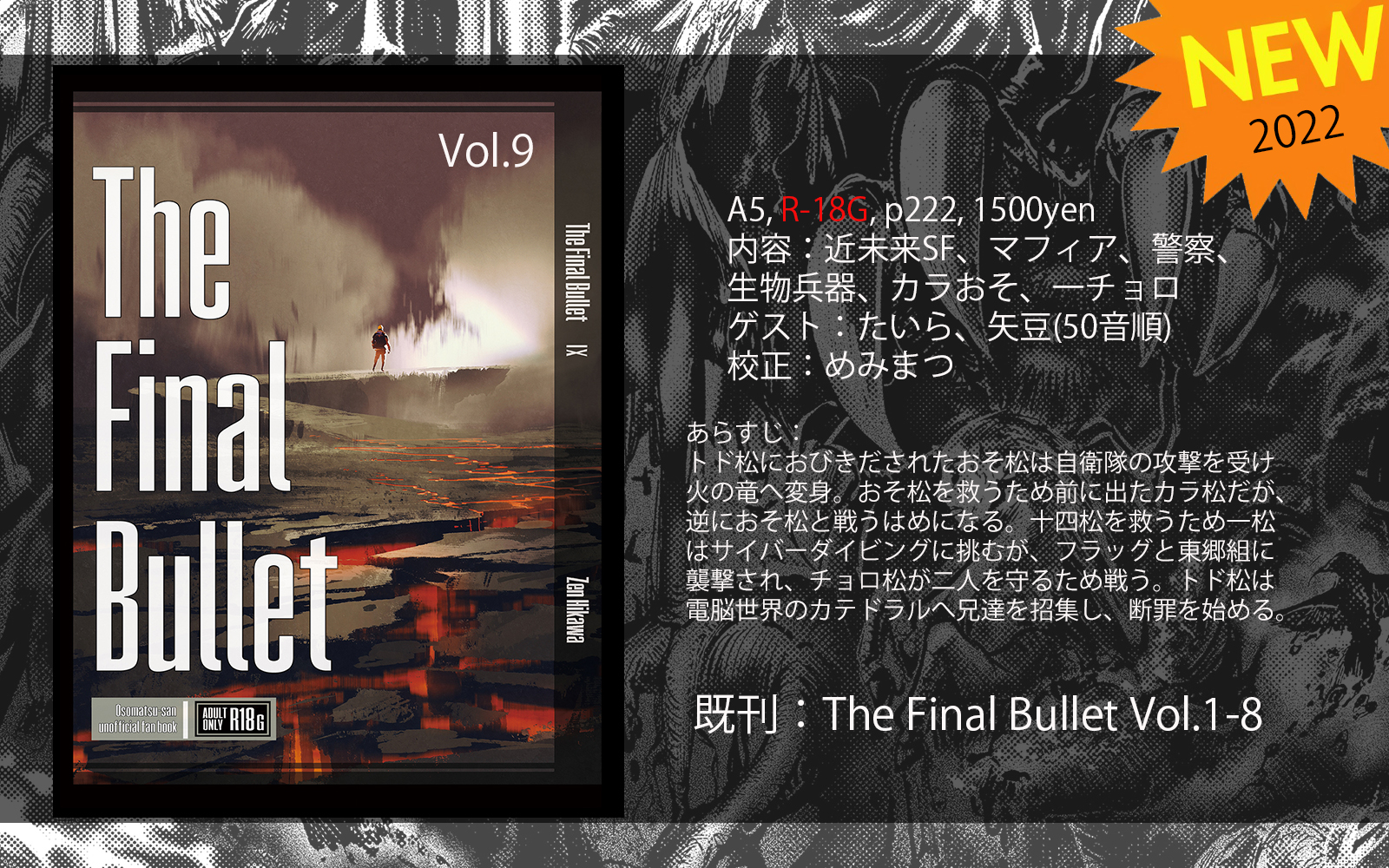 TFB on Twitter: "#2022TFB未成年閲覧不可 R-18、R-18G二次創作小説本発行のおしらせ 11月11日20:00-Booth通頒 https://t.co ...