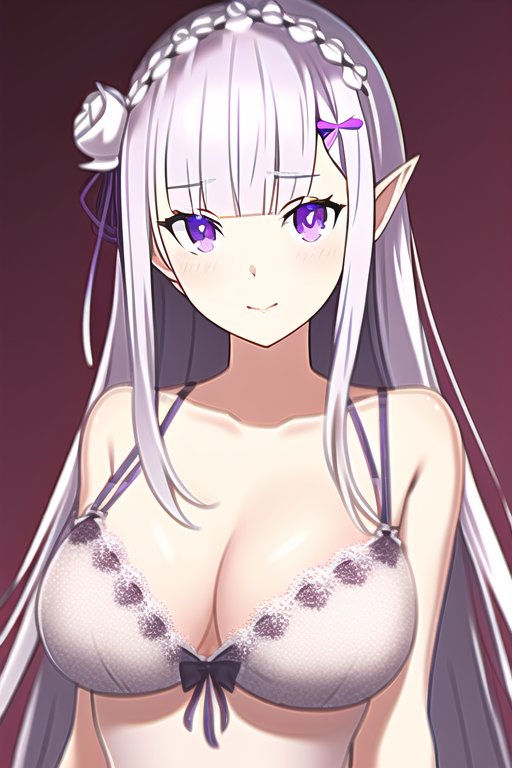 Akiyama on Twitter: "Getting a bit risque with these requests. Keep em coming. Emilia in ...