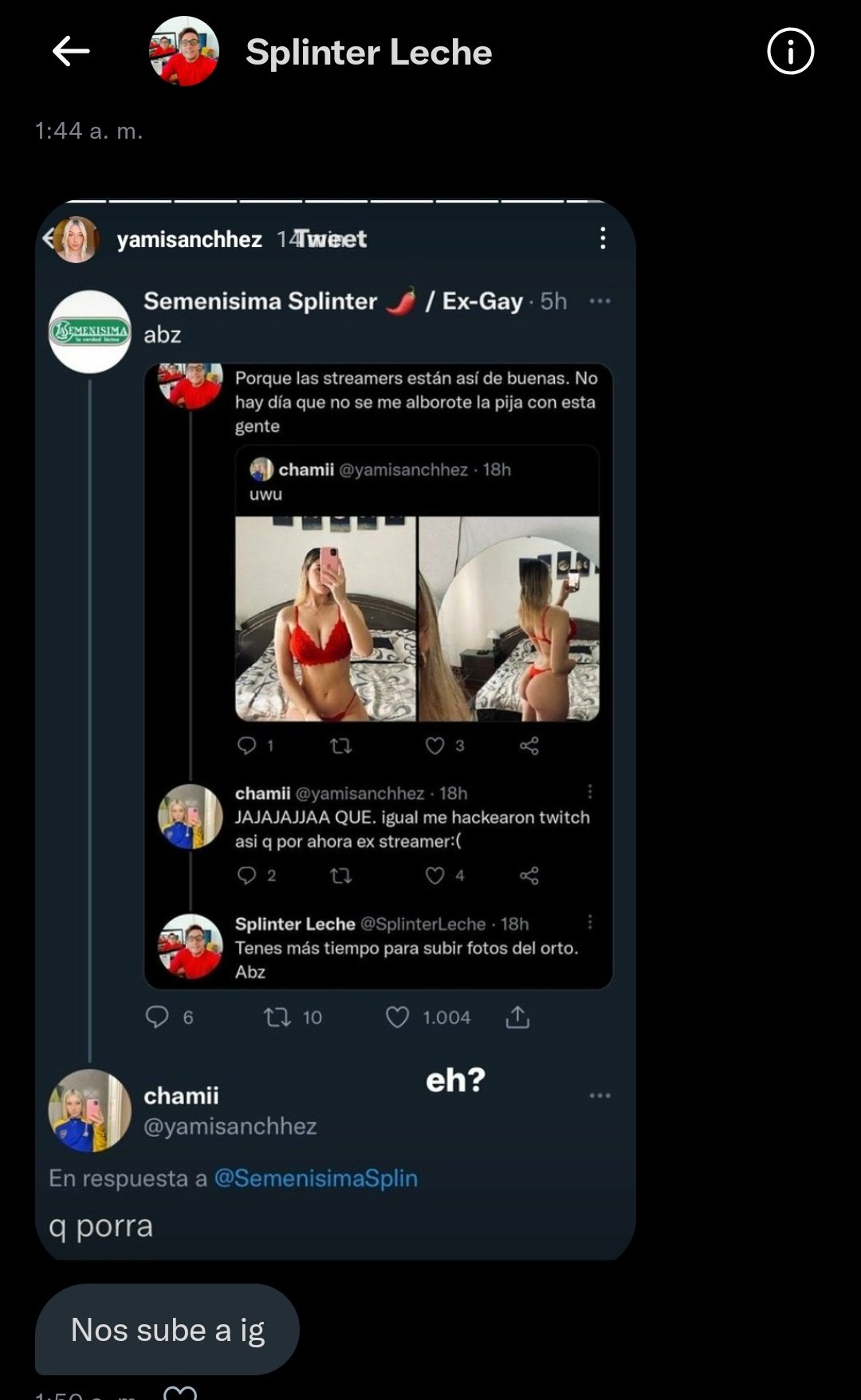 Semenisima Splinter 🌶️ on Twitter: "llegamos https://t.co/kDJlXyERQK" / Twitter