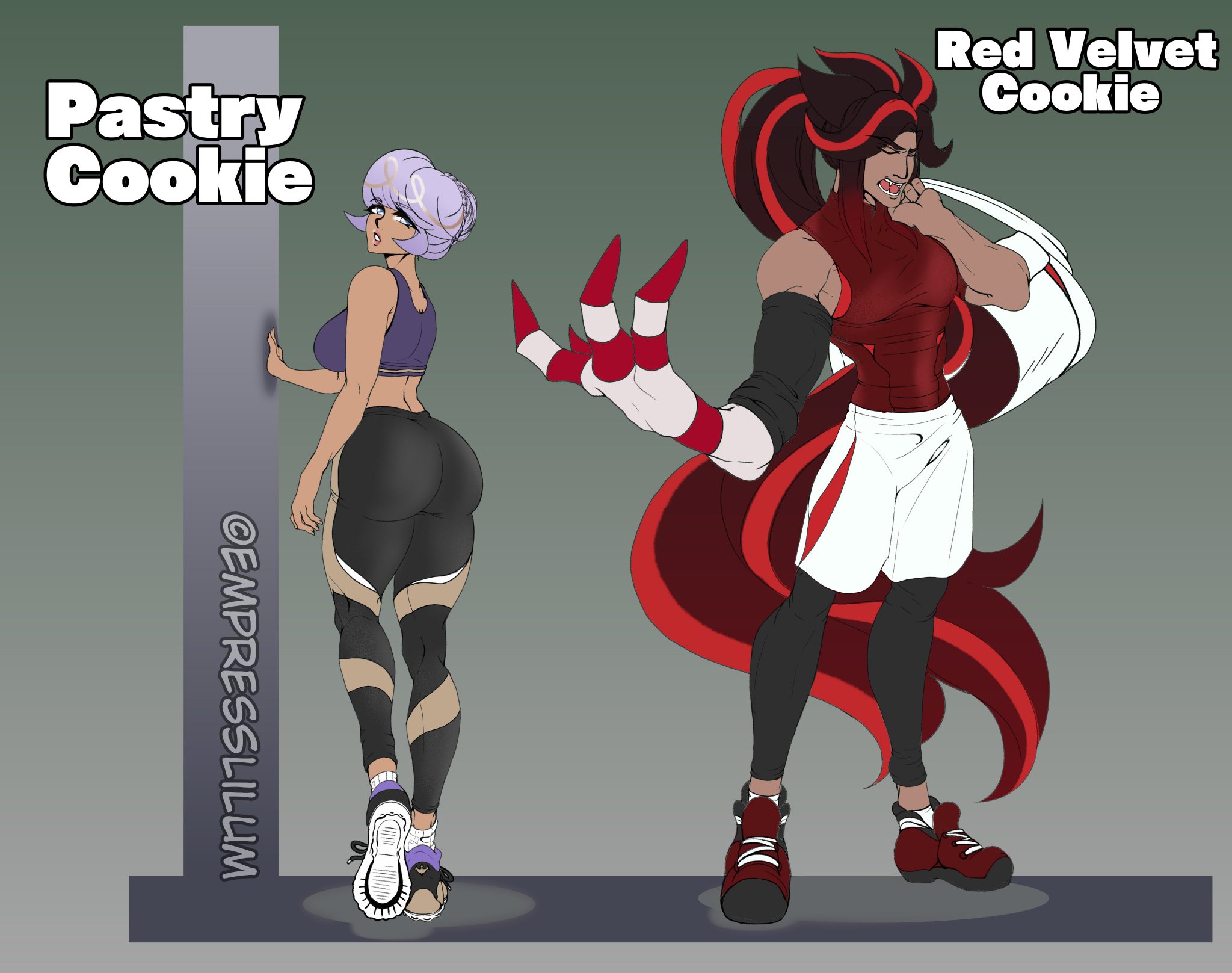 EmpressLilum 🔞 (CEO of Tiddies) on Twitter: "Hi Hi! Gym Wear Pastry and Red Velvet Cookie! :3c # ...