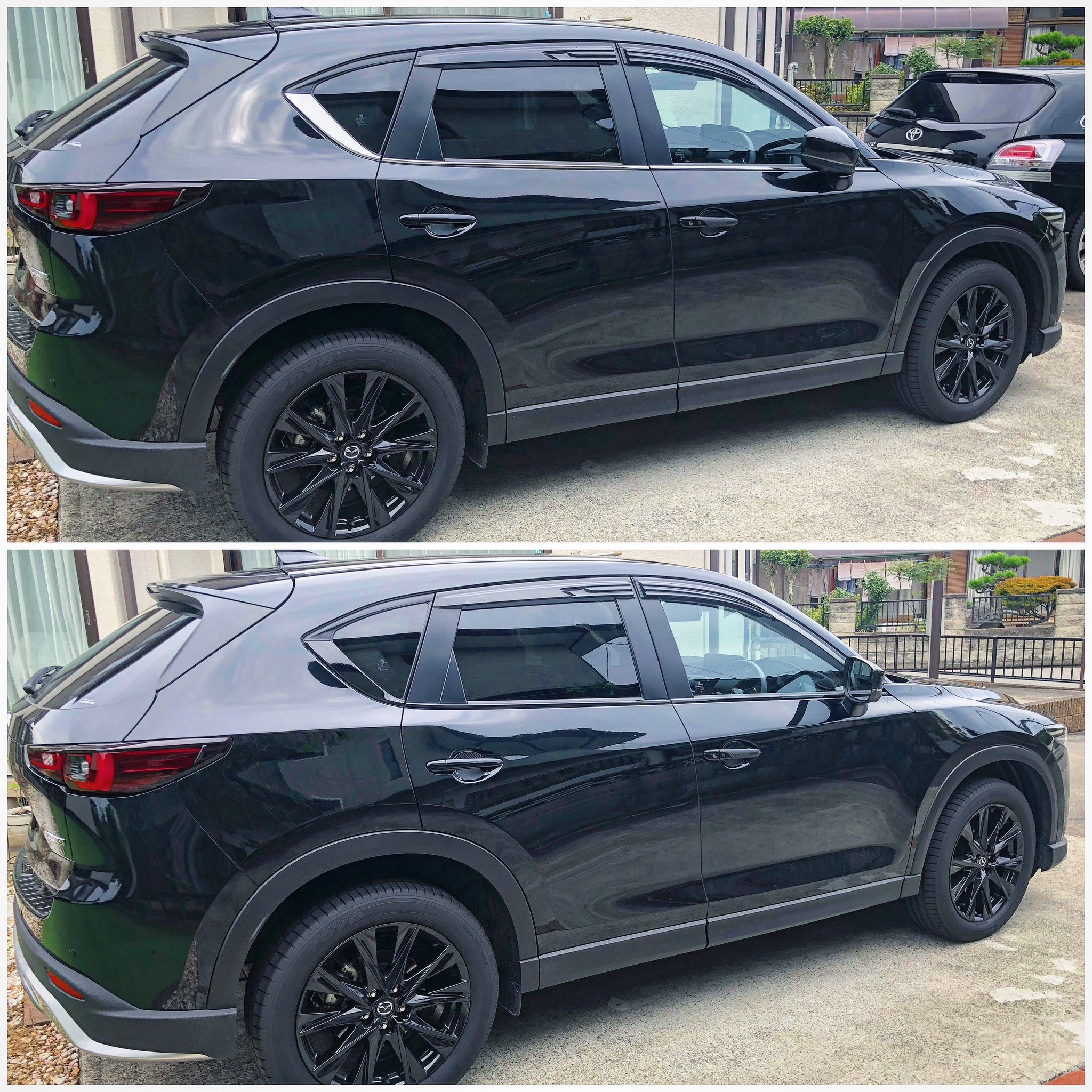 CX-5@proxross9 on Twitter: "BTEなのに窓まわりのサイドのメッキが気になっていたので、早速出た中華製パーツでさらにBTE化😁 #cx5 #mazda # ...