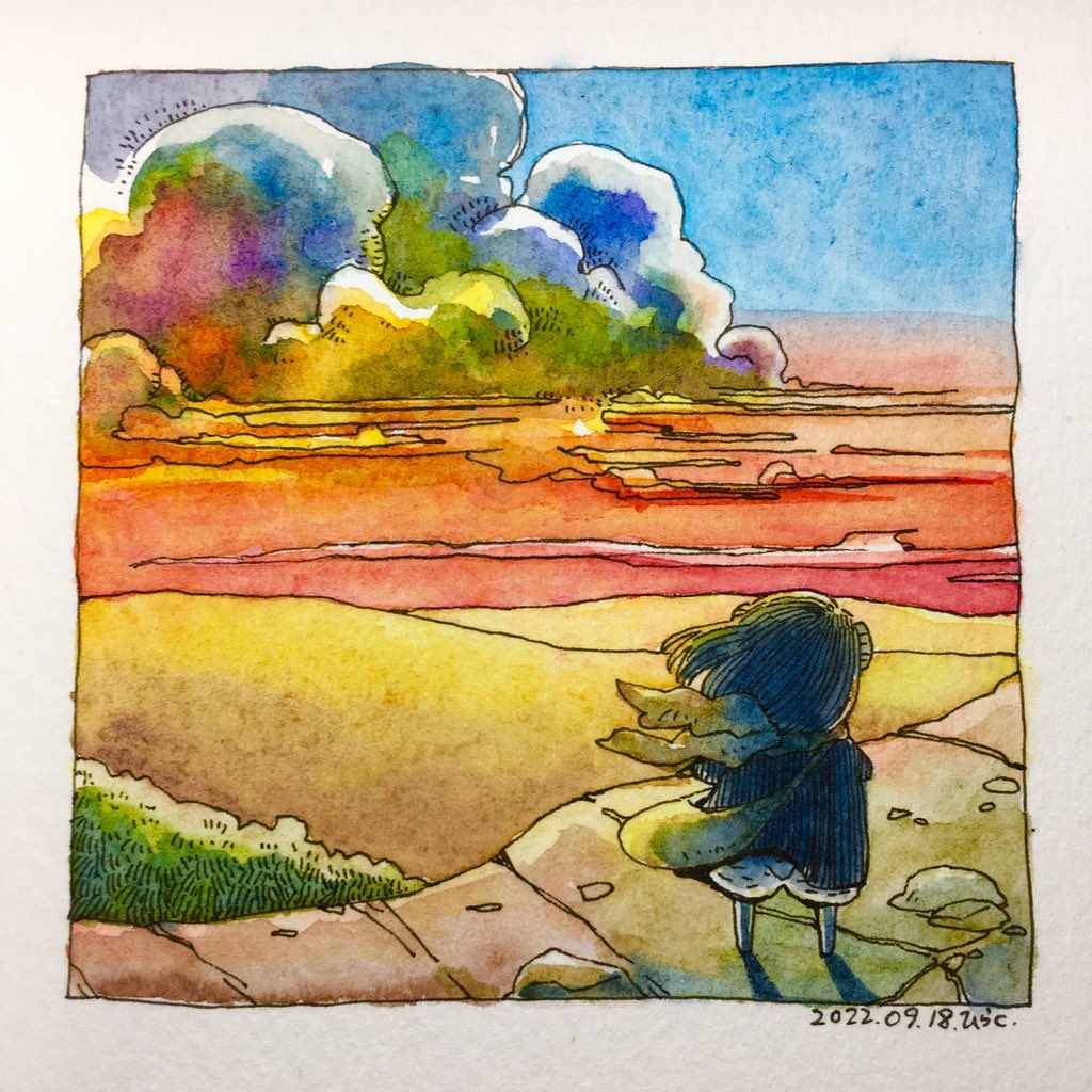 「10/7: TRIP どこにでも行ける。 帰る場所があるから。 I can go anywhere. Because 」ひらく🐑COMITIA148:て41abの漫画