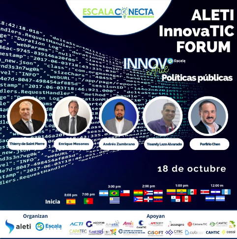ACTI on Twitter: "📣ALETI InnovaTIC FORUM📣 18 DE OCTUBRE DEL 2022 - 3:00 pm (GMT-5) Participa en ...