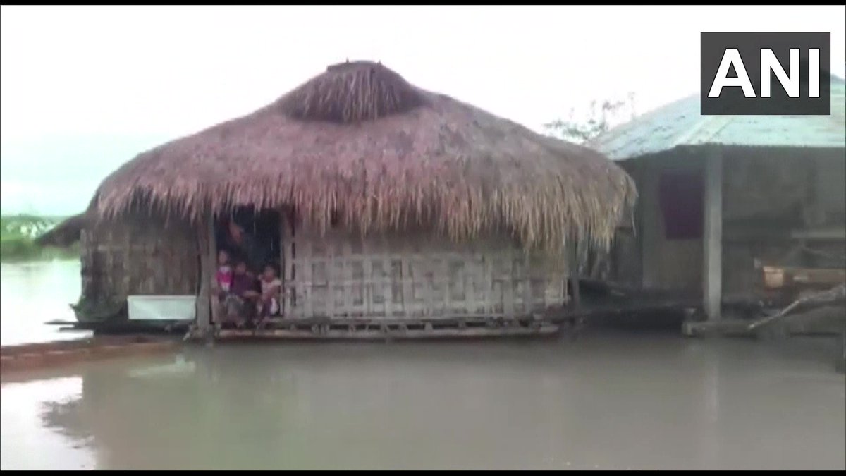 Ani On Twitter Assam Flood Situation In The Dhemaji District