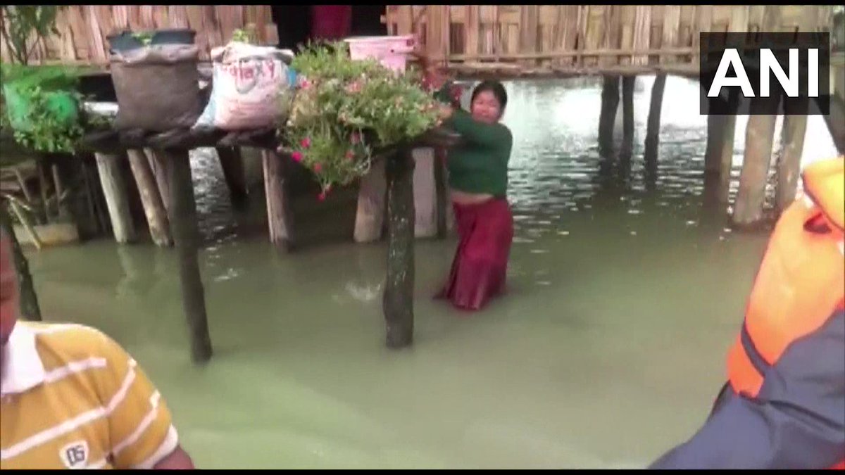 Ani On Twitter Assam Flood Situation In The Dhemaji District