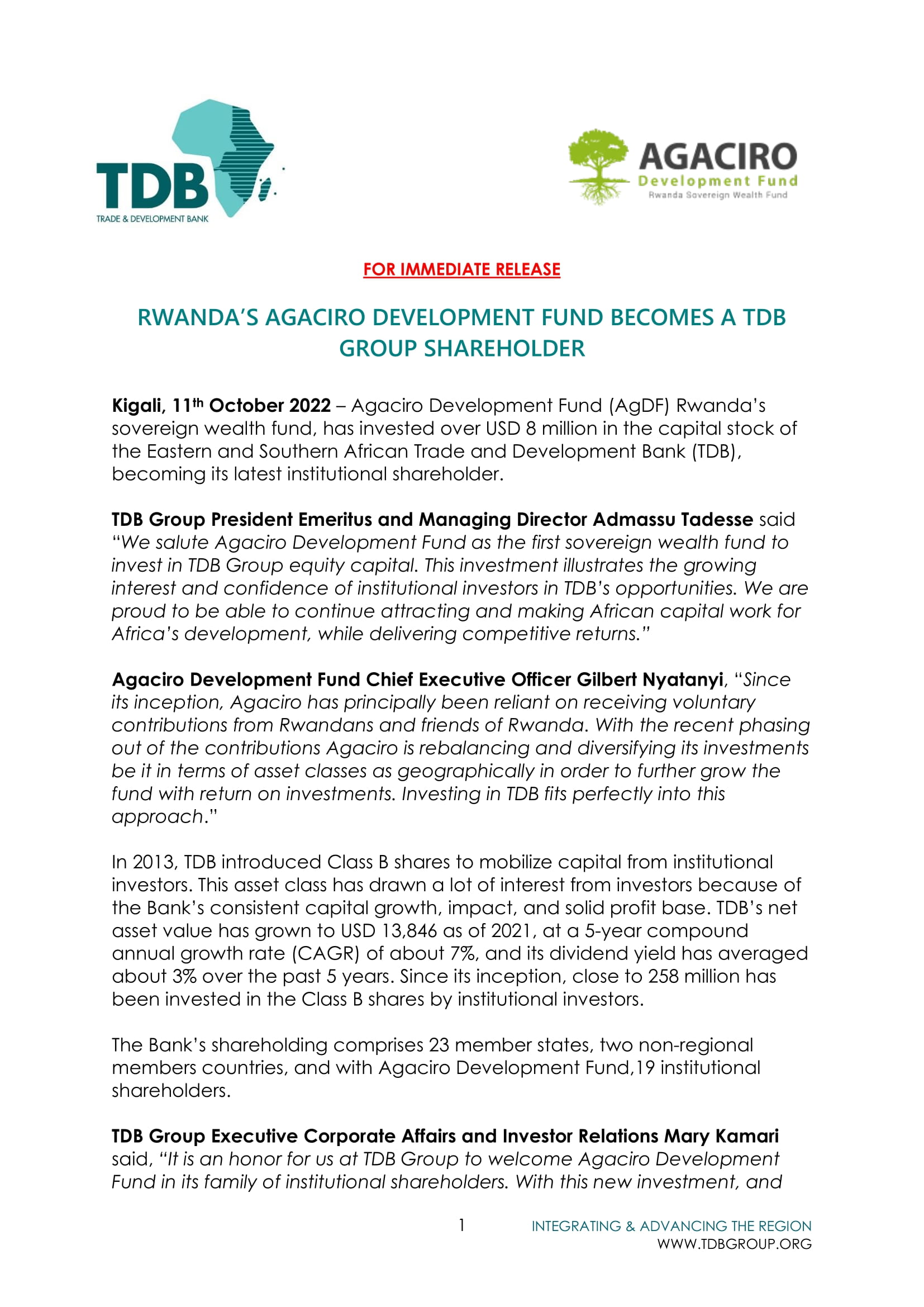 Agaciro Fund (@AgaciroFund) / Twitter