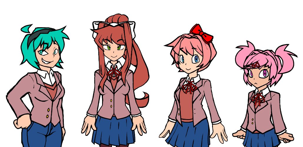 💛Jams💛 || (ddlc plus natsuki image)#NATSUKISWEEP on Twitter: "ah yes. the literature club ...